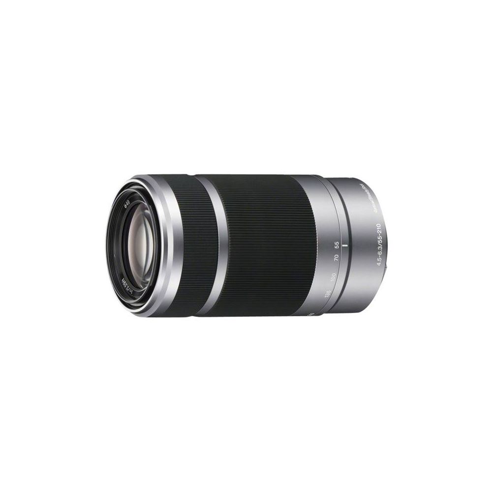 Sony E 55 210mm F 4 5 6 3 OSS E Mount Lens Silver SEL55210