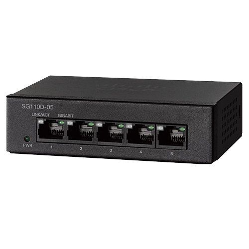 CISCO SYSTEMS 5-Port Ethernet Switch (SG110D05NA) SG110D05NA