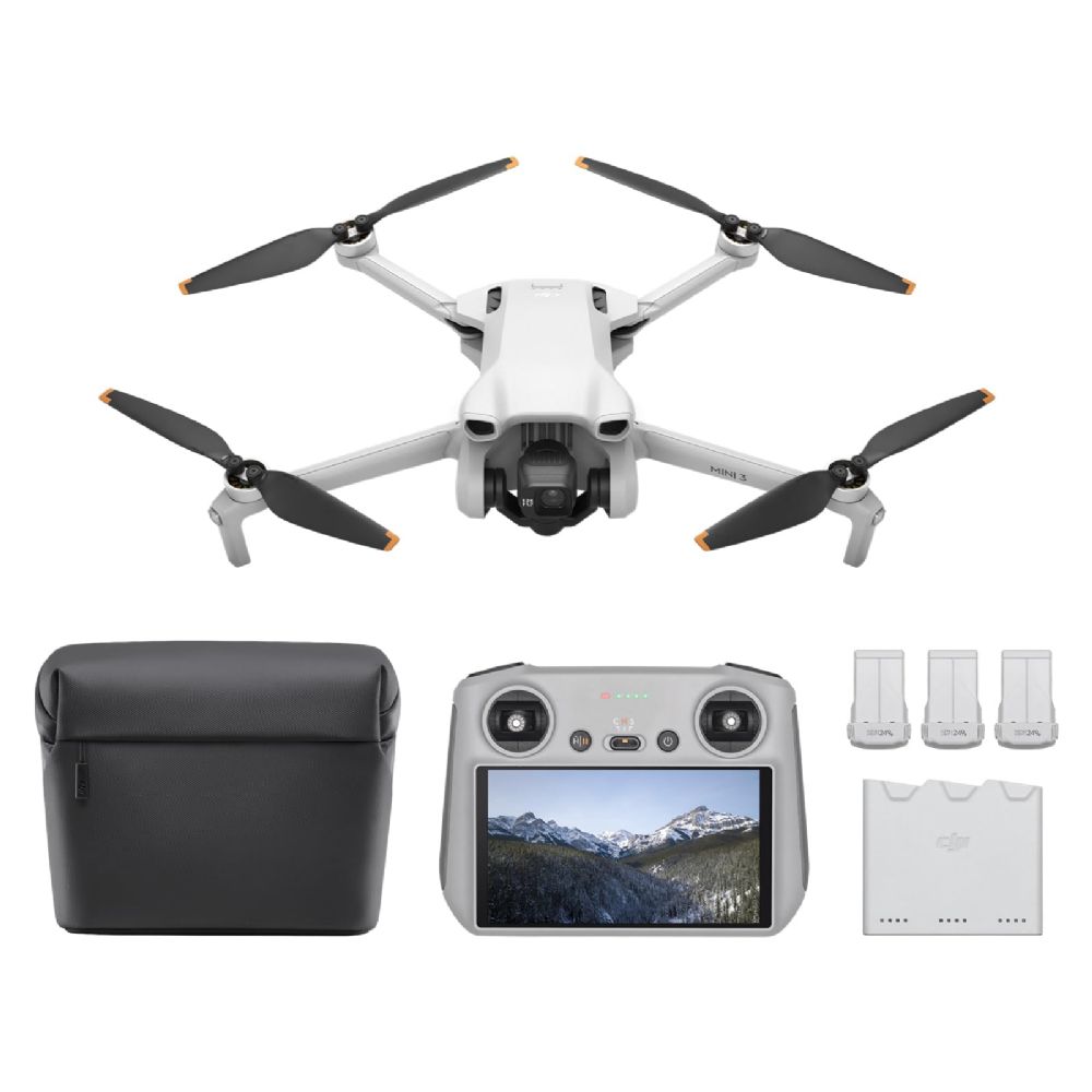 DJI Mini 3 Fly More Combo (DJI RC), Drones with Camera for Adults 4K, 3 ...